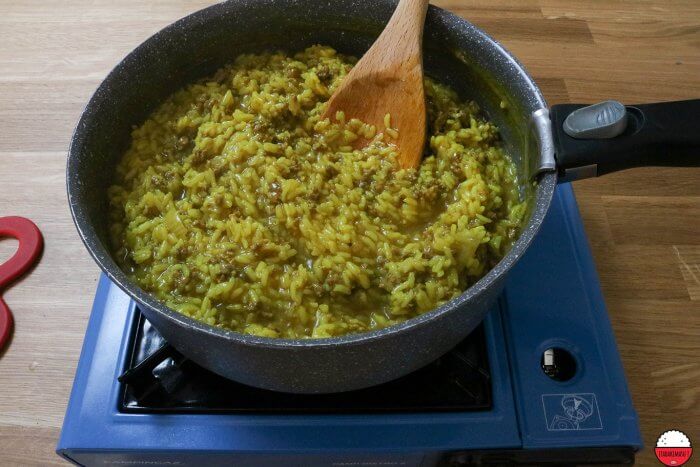 Omurice de risotto au curry - Food Wars (Shokugeki no Sôma)